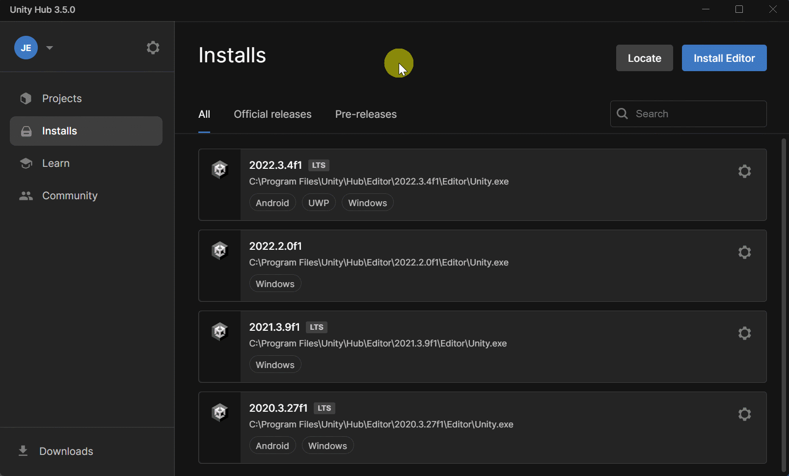 Download the zip of the project